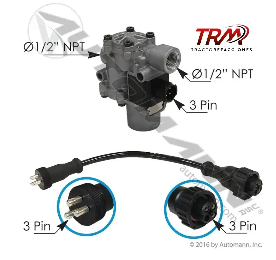 VALVULA MODULADORA WABCO 4721950050, R950127, 4006110260 - Tracto ...